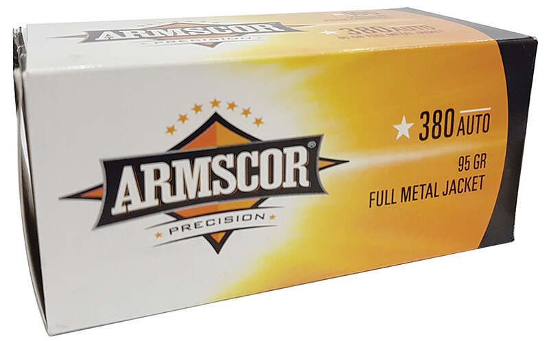 Armscor Value Pack 380 ACP 95 Grain FMJ 100 Rounds - armscor-shop.com